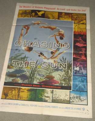 Chasing the Sun 1956 Original 1sh Movie Poster | eBay