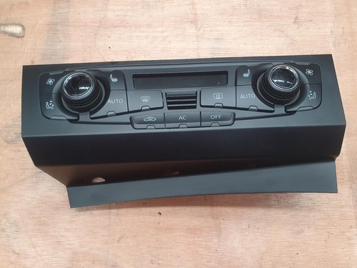 AUDI A5 HEATER/AC CONTROLS SINGLE ZONE CLIMATE CONTROL, 8T, HEATED TYPE ...