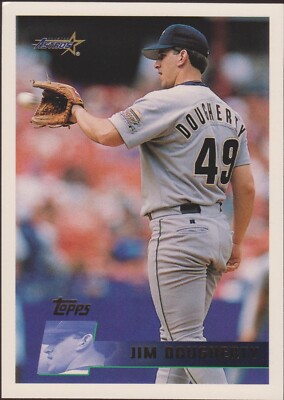 1996 Topps Jim Dougherty Rookie RC #76 Houston Astros Baseball Card | eBay