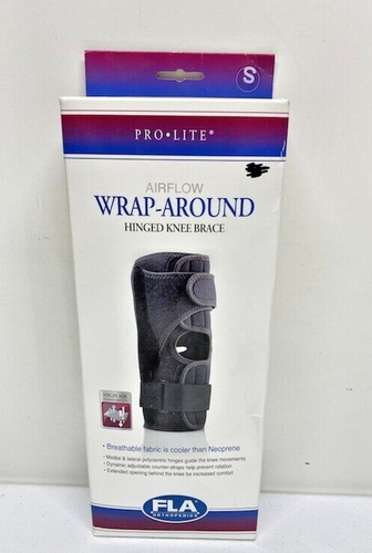 FLA Prolite Airflow Wraparound Hinged Knee Brace Small New ...