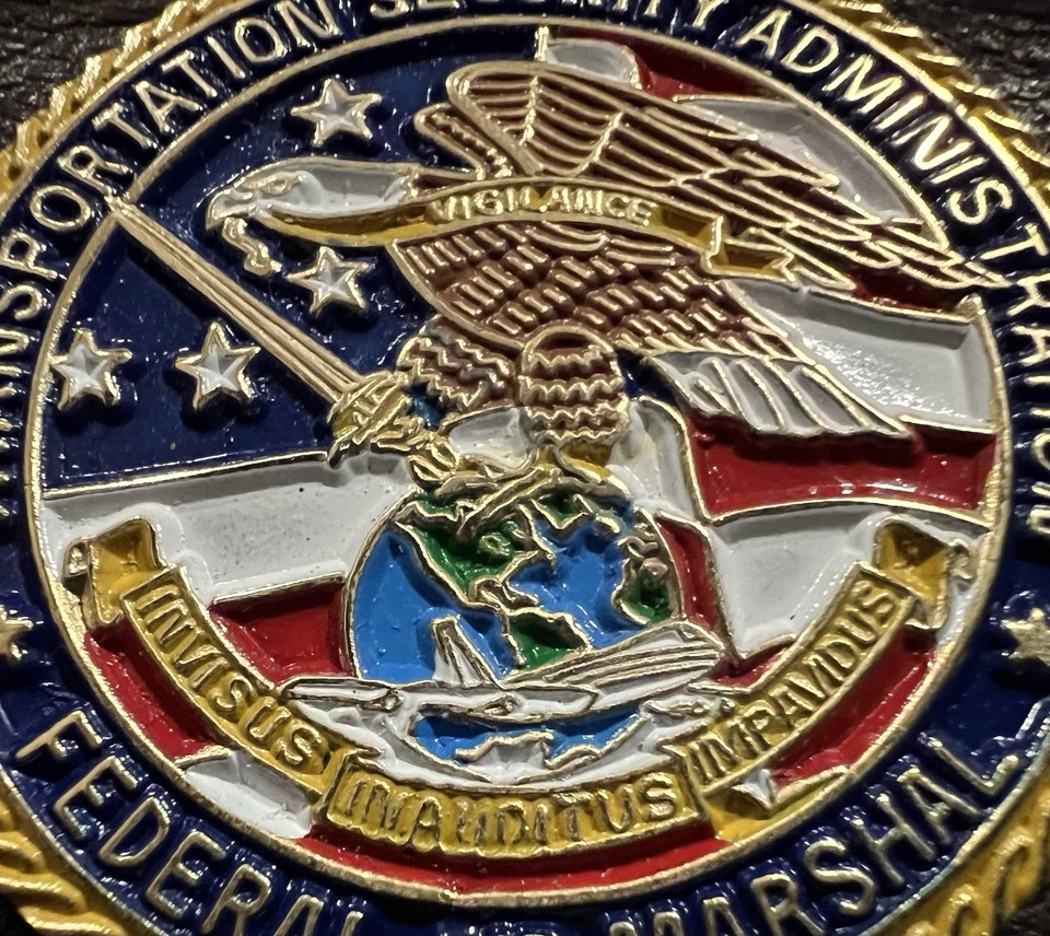 U.S. Federal Air Marshal— F.AA. Agency Seal — BADGE Shield Emblem ...