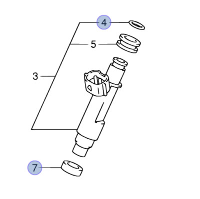 NEW Genuine Suzuki VITARA M16A Engine FUEL RAIL INJECTOR PETROL 15710 ...