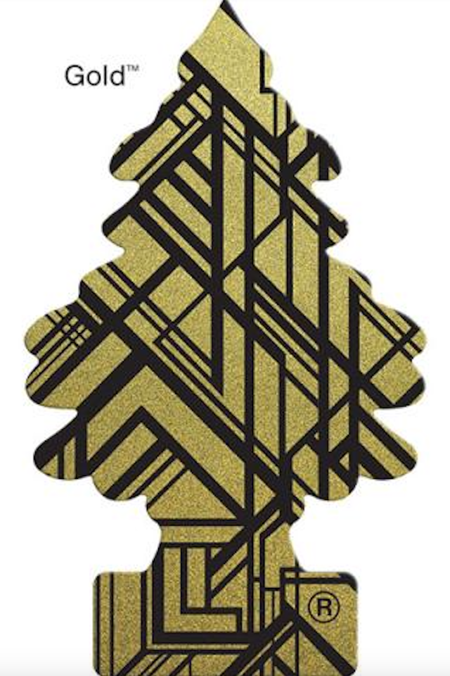 Gold Freshener air Little Trees 10210 Air Tree MADE IN USA Pack of 144 ...