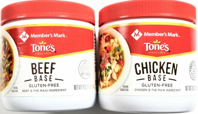 2 X 16 Oz Member's Mark Tone's Beef Base Gluten - for sale online | eBay