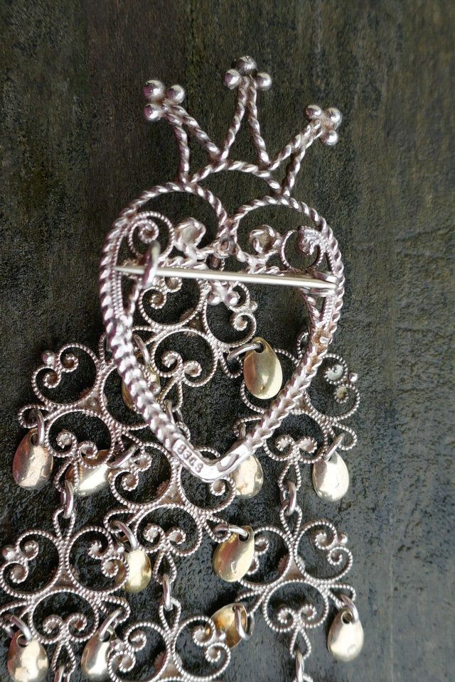 Vintage Norwegian 830S Silver Solje Large Wedding Brooch / Pin | eBay