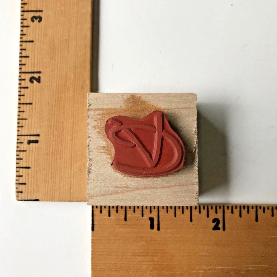 Stamp Cabana Rubber Stamp Initials “CV" - NEW | eBay