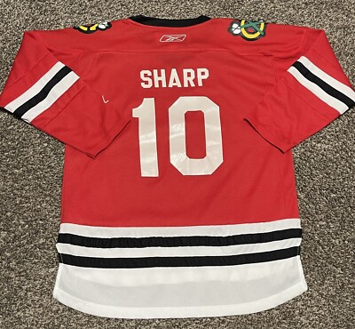 Reebok Chicago Blackhawks Red NHL Patrick Sharp #10 Jersey Youth XL | eBay