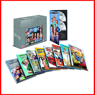 SCRUBS -COMPLETE COLLECTION- SEASONS 1 2 3 4 5 6 7 8 & 9 *BRAND NEW DVD ...