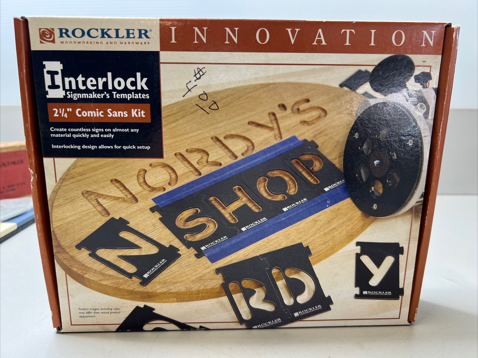 Rockler Interlock Signmaker S Templates State Park Font Kit 2 1 4 for ...