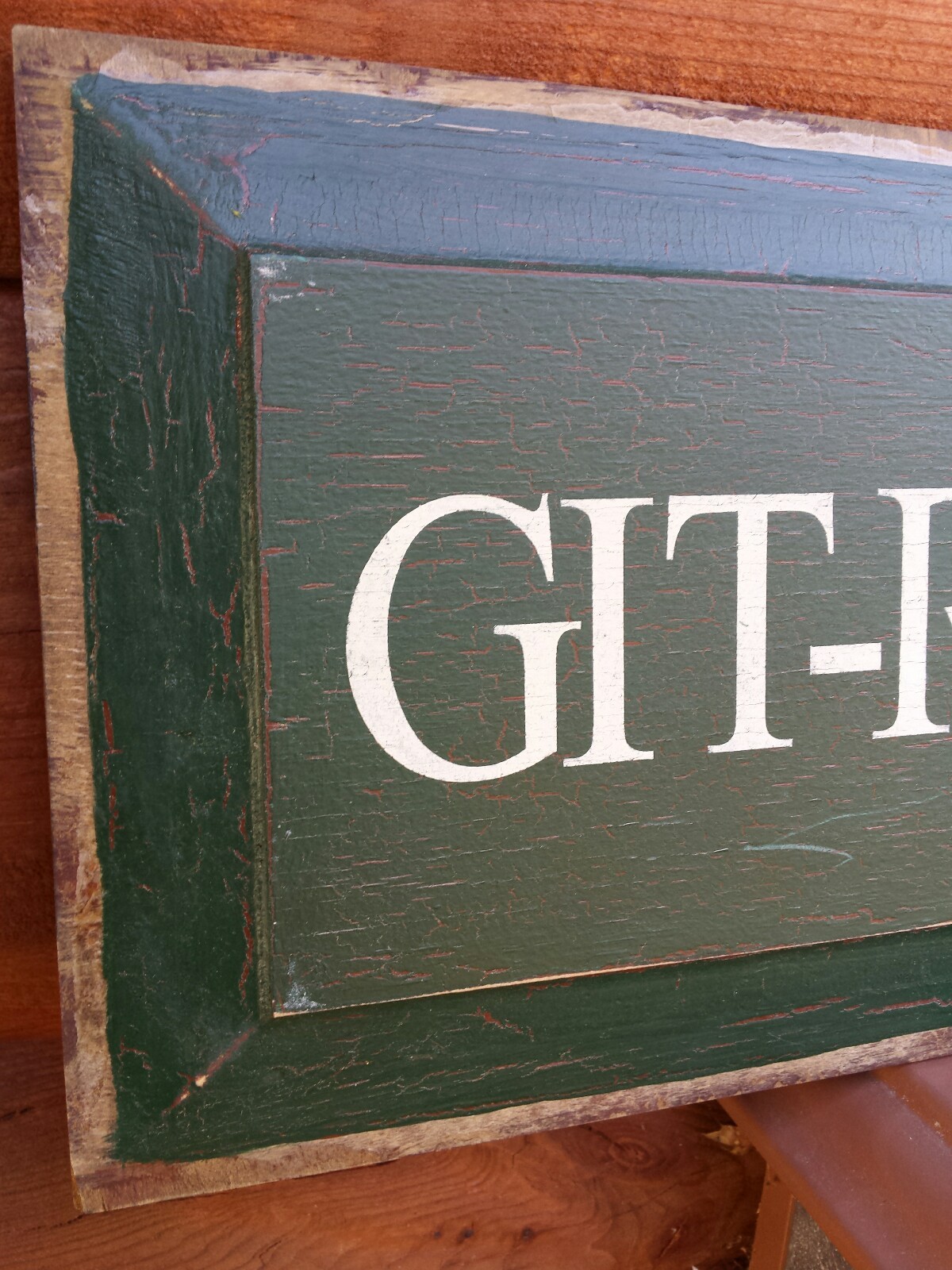 GITER GIT-ER DONE Wood Sign Plaque Rustic Hillbilly Redneck Southern ...