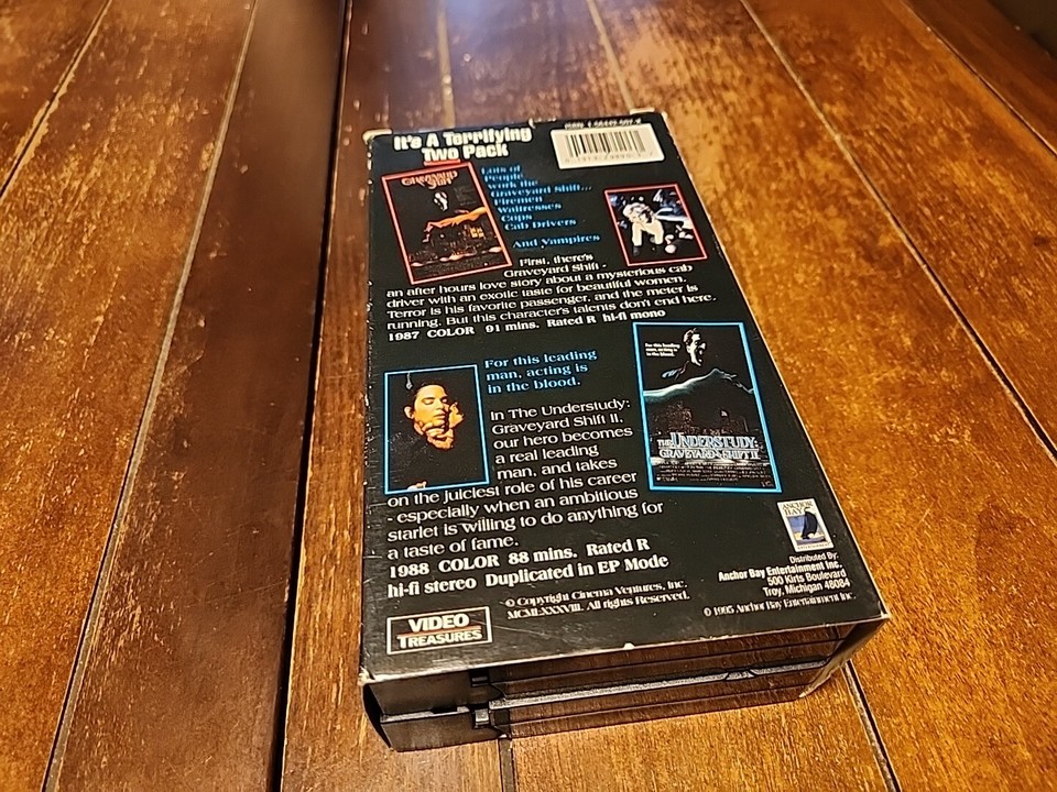 Graveyard Shift Two Pack Vhs The Understudy | eBay