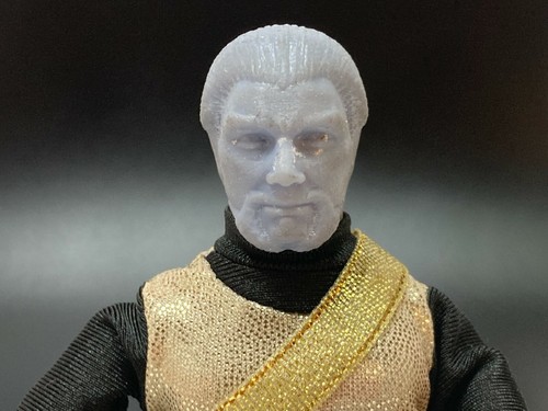 CUSTOM MEGO SCALE RESIN HEAD STAR TREK KRELL KLINGON for 8 INCH FIGURE ...