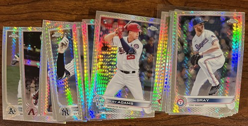 2022 Topps Chrome Baseball PRISM REFRACTORS #1-220- Complete Your Set ...