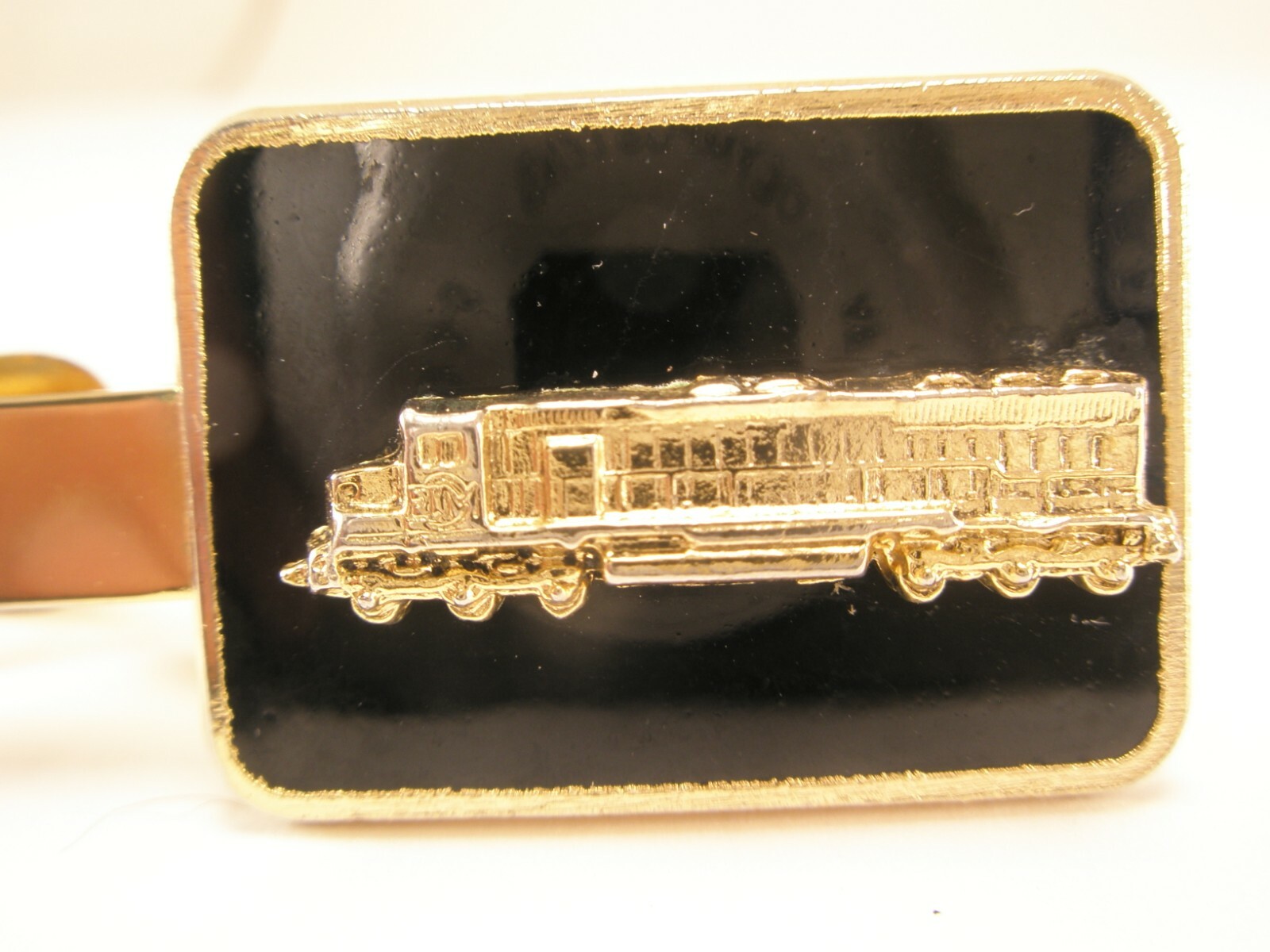 Railroad Train Engine Locomotive Vintage Tie Bar Clip… - Gem