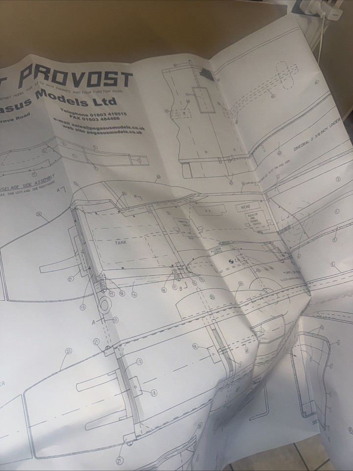 Rc Plane Pegasus Models Jet Provost Kit Nib | eBay UK