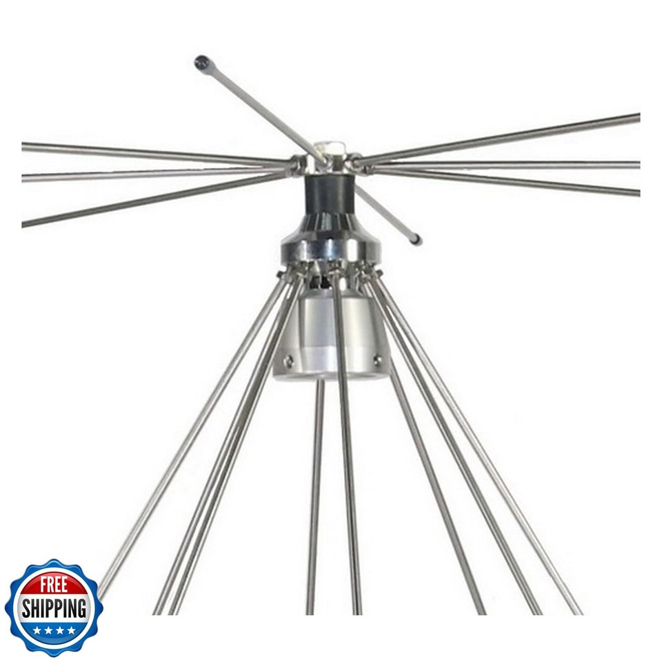 Tram 1410 200-Watt Broad-Band Scanner 25 MHz to 1,300 MHz Super Discone ...