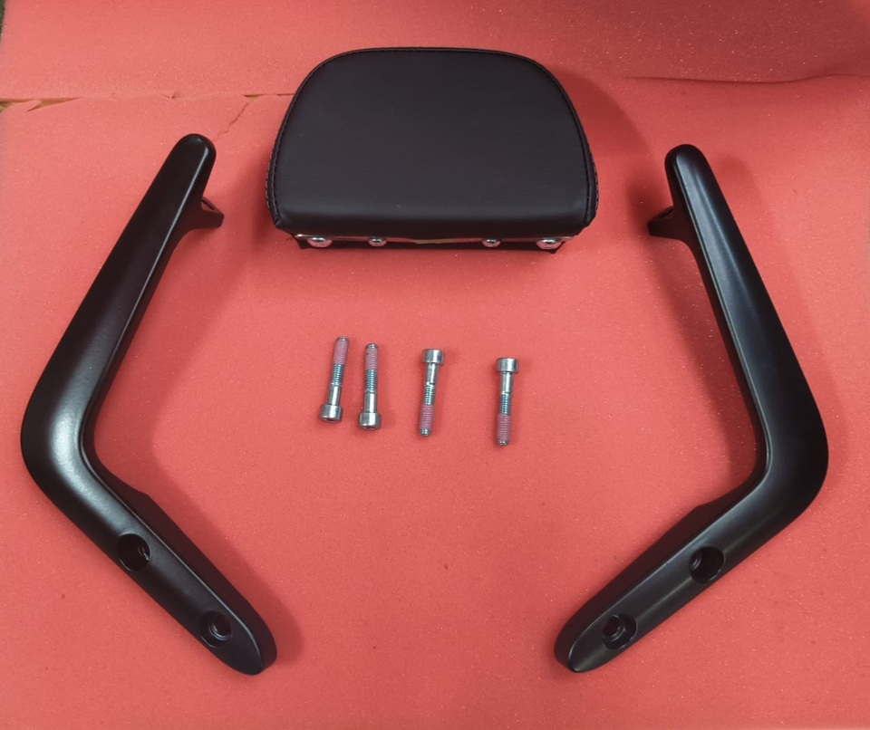 Royal Enfield New Classic Reborn 350 Rear Passenger Back Rest With Pad ...