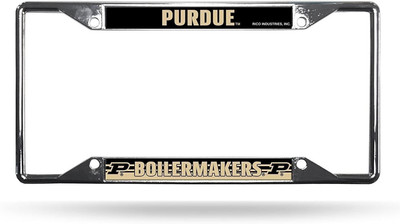 Purdue University Boilermakers Metal Chrome License Plate Frame Tag ...