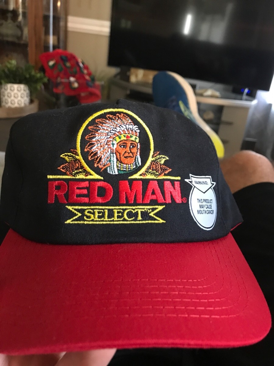 Logo De Redman Tobacco 1980s Red Man Tobacco Trucker Cap Trucker