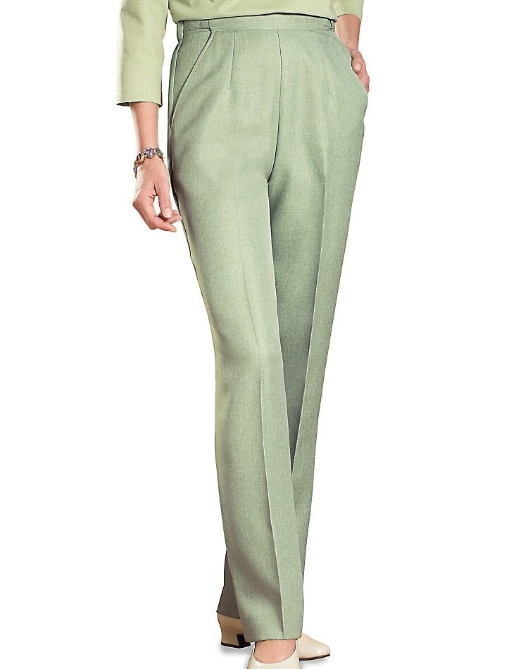 New Womens Plus Size Haband Salon Studio Stretch Pull On Front Pleat ...