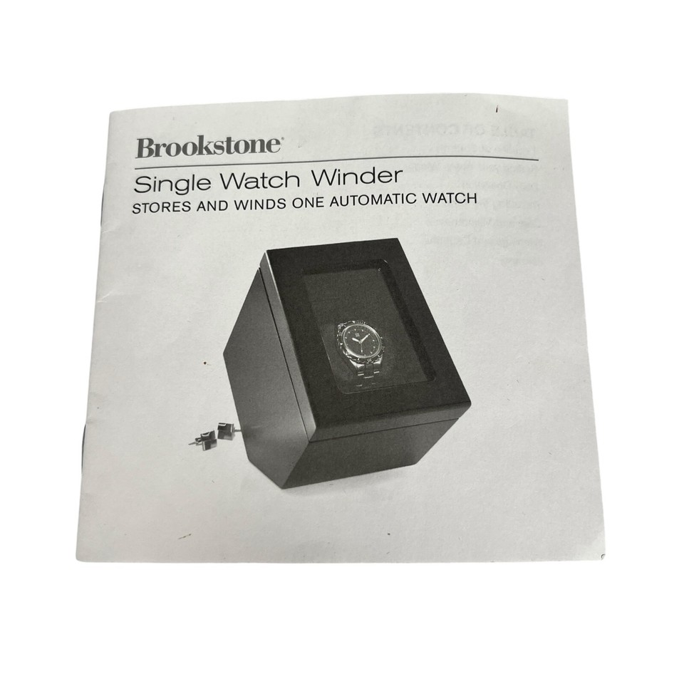 Brookstone Electric Automatic Single Watch Winder with Cord ...