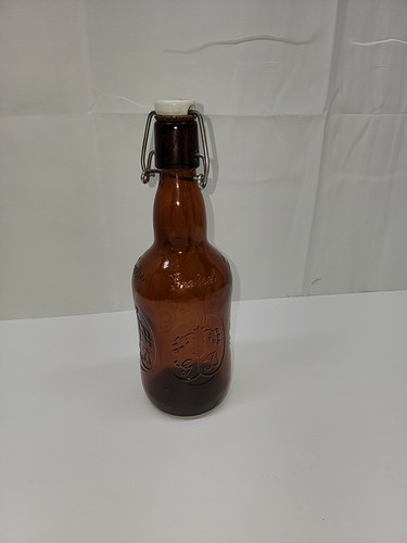 VTG Grolsch Georgia Brown Glass Beer Bottle With Swing Top Locking ...