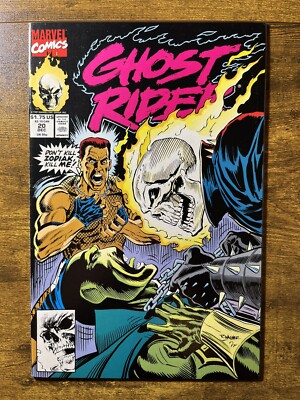 GHOST RIDER 20 DIRECT EDITION RON WAGNER COVER MARVEL COMICS 1991 | eBay