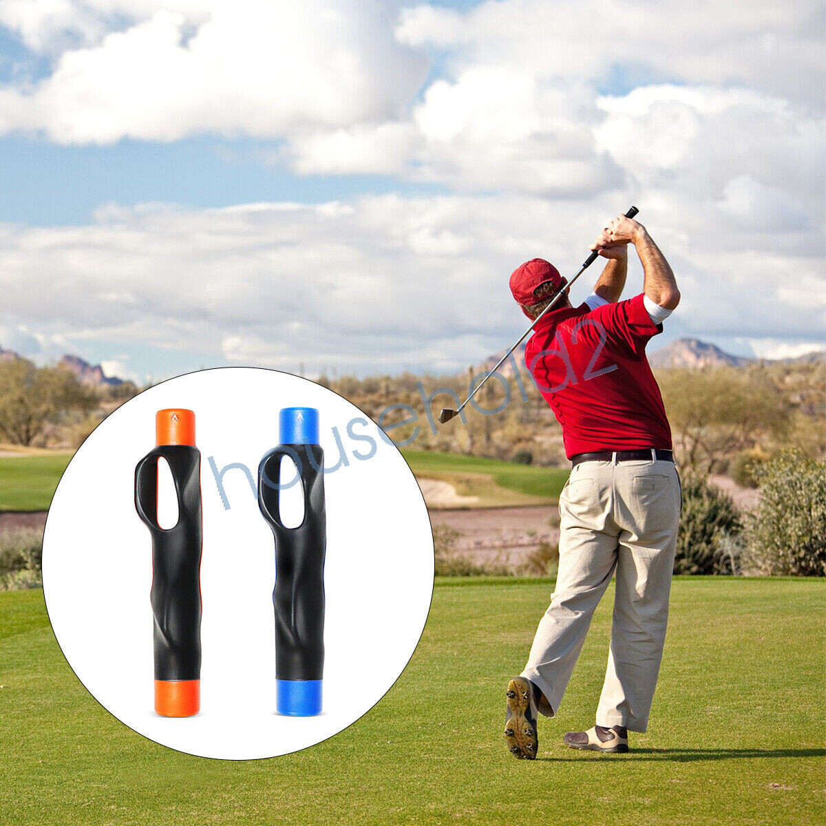 Boxed Golf Club Training Grip Training Aid Golf Club Swing Trainer ...