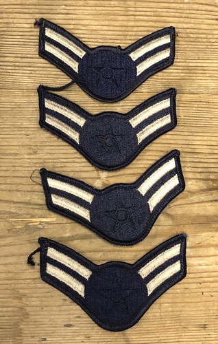 4 Insignia Patches from US Air Force Airman First Class - 4” Long | eBay