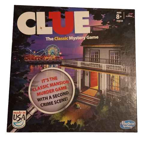 Clue - The Classic Mystery Game 2 Crime Scenes - Hasbro 2013 - Complete ...