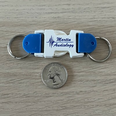 Martin Audiology Buckle Up Snap Apart Keychain Key Ring #43329 | eBay ...