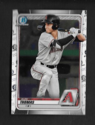 2020 Bowman Chrome ALEX THOMAS Chrome Prospects - ARIZONA D'BACKS - # ...