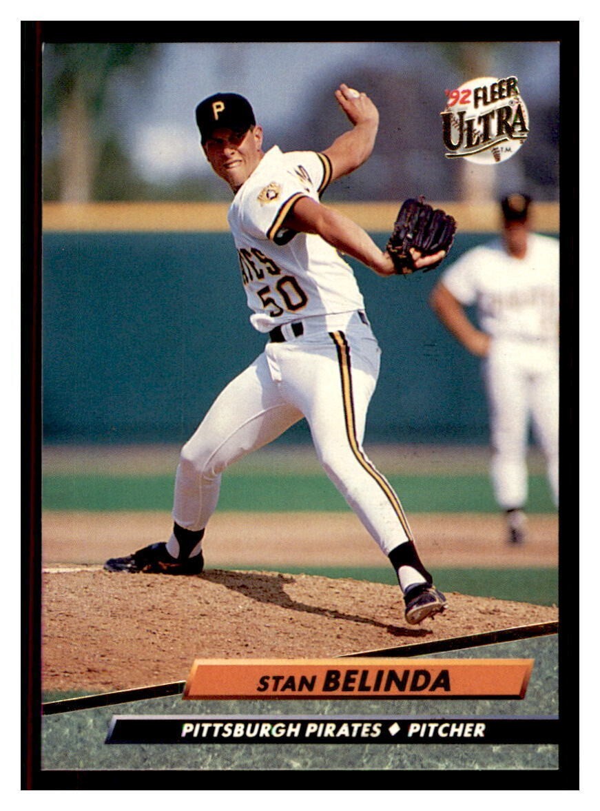 1992 Fleer Ultra #550 STAN BELINDA Pittsburgh Pirates | eBay