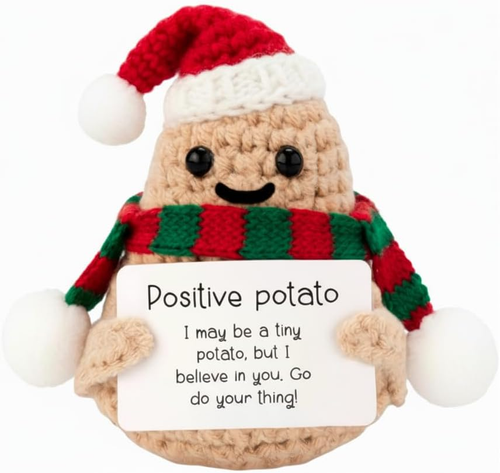 Positive Potato Idea Regalo Natale | Mini Peluche - Regalo Originale ...