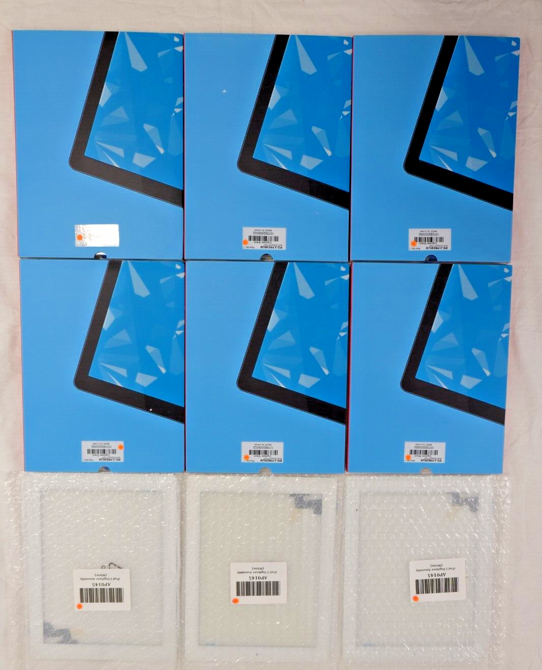 Lot of 9 iPad 2 Touch Screen Digitizer Replacement for A1395 A1396 ...