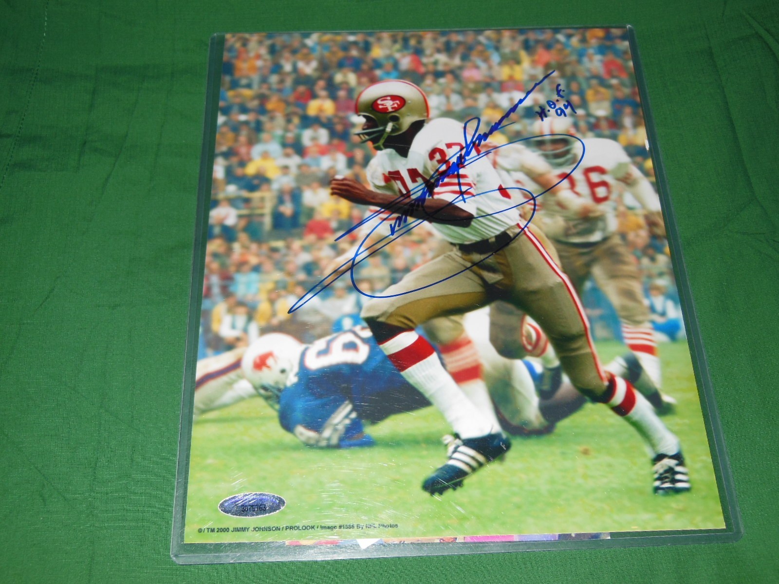Jimmy Johnson Autographed Memorabilia | Signed Photo, Jersey ...