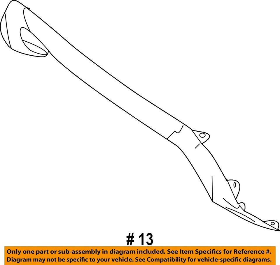 MERCEDES OEM 16-18 GLC300-Bumper Trim-Molding 2538852425 | eBay