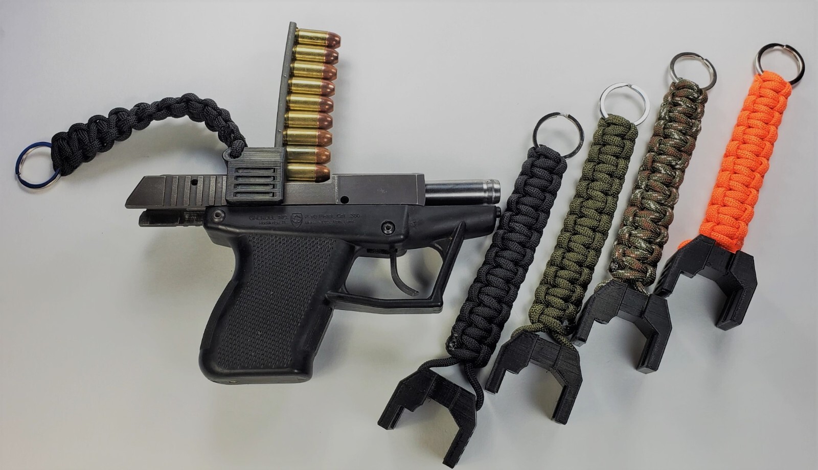 NEW-V3 Grendel P-10 P10 380acp Speed Loader/Keychain Guide with 5 ...