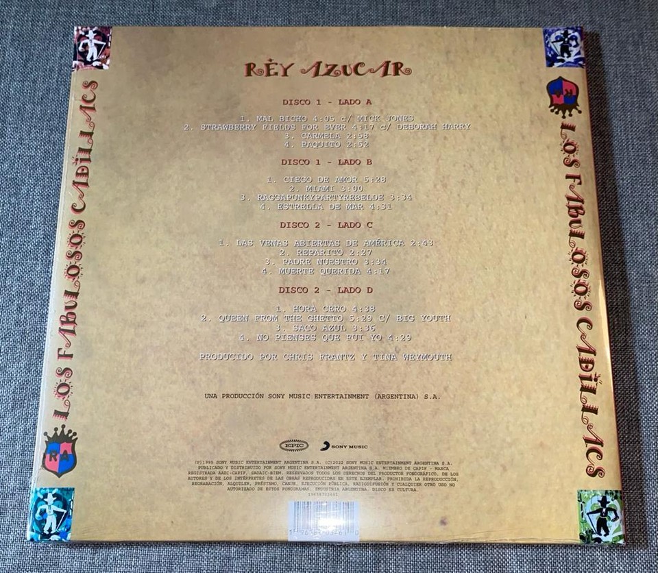LOS FABULOSOS CADILLACS - REY AZUCAR (New Reissue 180 Gram 2 LP Sealed ...