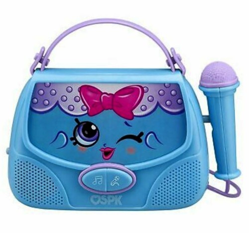 SHOPKINS Sing Along Boombox Real Working Microphone | eBay