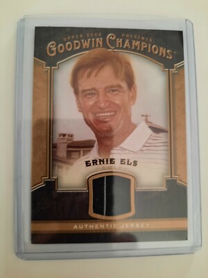 2014 Upper Deck Goodwin Champions Memorabilia #M-EE Ernie Els ^ | eBay