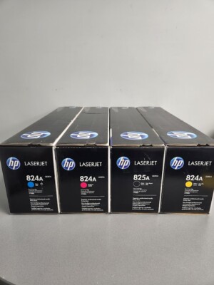 HP 825A 824A SET | CB390A CB381A CB382A CB383A | Original HP | eBay