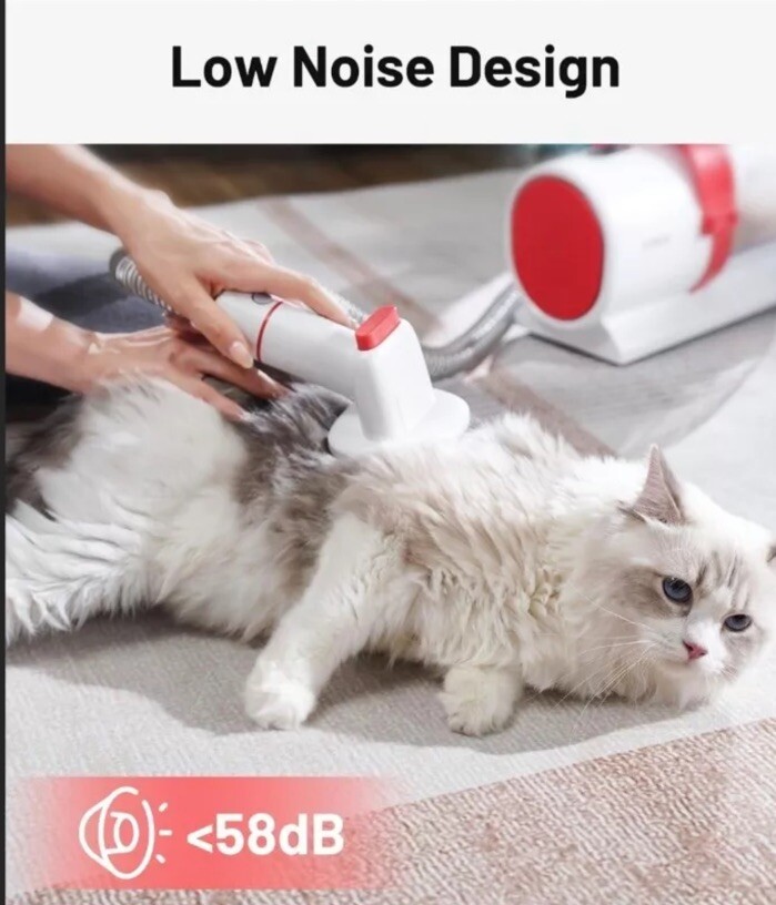 YONOK Dog Grooming Kit, Pet Grooming Vacuum with Clippers & Trimmer ...