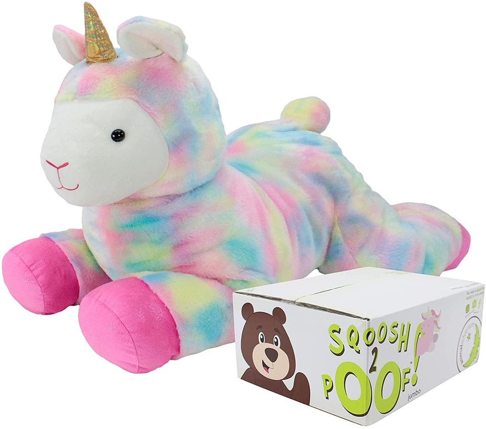 Animal Adventure | Sqoosh2Poof Giant, Cuddly, Ultra Soft Plush Stuffed ...
