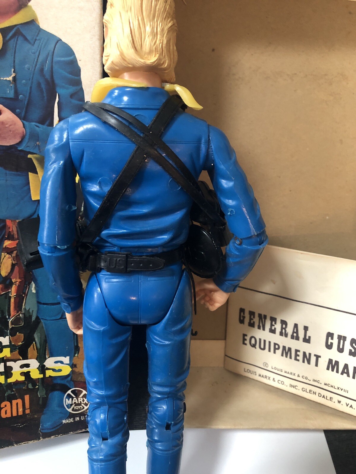 Vintage General Custer by Marx Fort Apache Fighters Action Figure ...