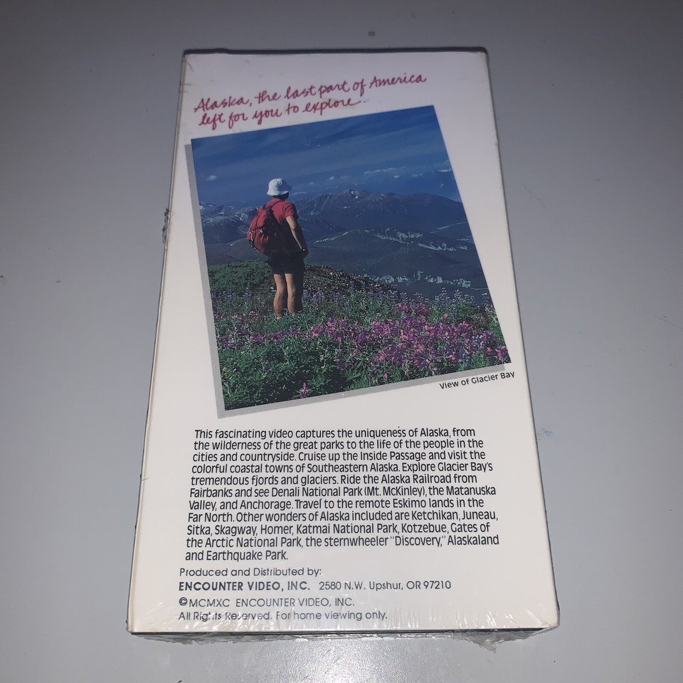 Sightseeing Alaska: Breathtaking Souvenier Memories (VHS, 1990) SEALED ...