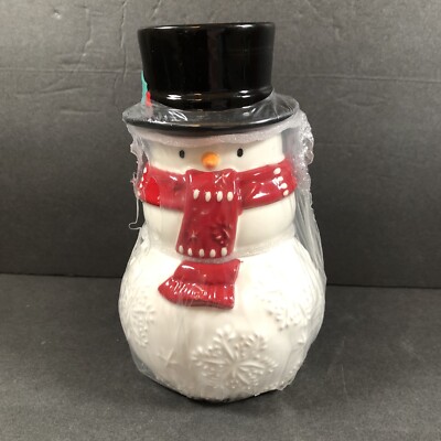 Hallmark Stacking Snowman Salt Pepper Toothpick Holder 3 Piece Set ...