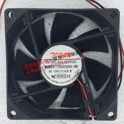 TONON TD8025HS-HB 12V 4.8W high wind 8025 chassis power cooling fan | eBay