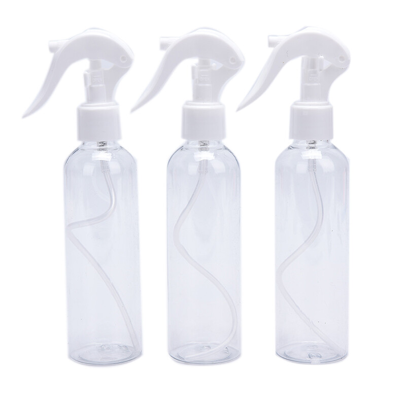 200ml Empty Spray Bottle Transparent Plastic Liquid Dispenr Shampoo ...