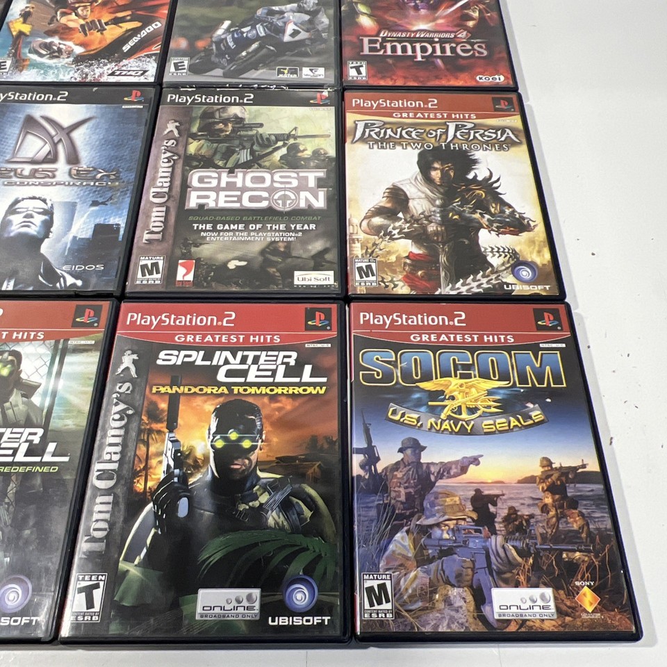 Playstation 2 PS2 Video Game Bundle Lot Of 18 Games In Cases | eBay